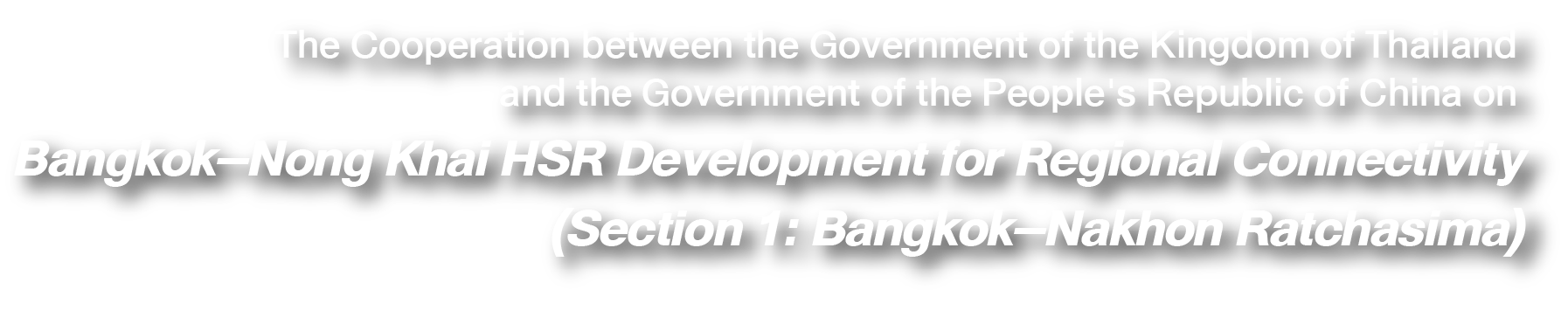 Thai–Chinese High-speed Railway (HSR) Develop Thai railways, Connect ...